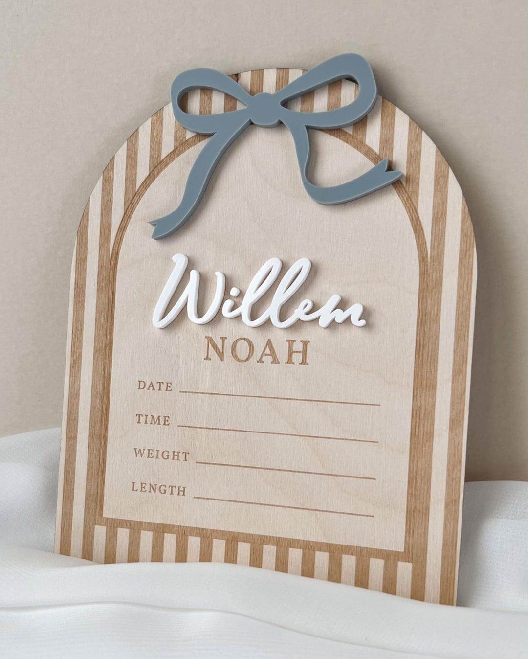 Baby Boy Hospital Name Sign Boy Birth Announcement Sign Baby Boy Name ...