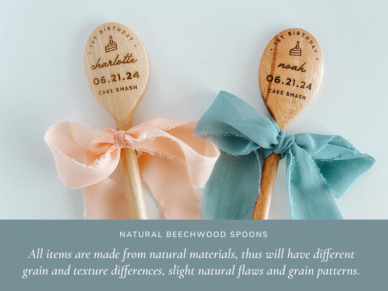 First Birthday Cake Smash Spoon First Birthday Photo Prop - Etsy