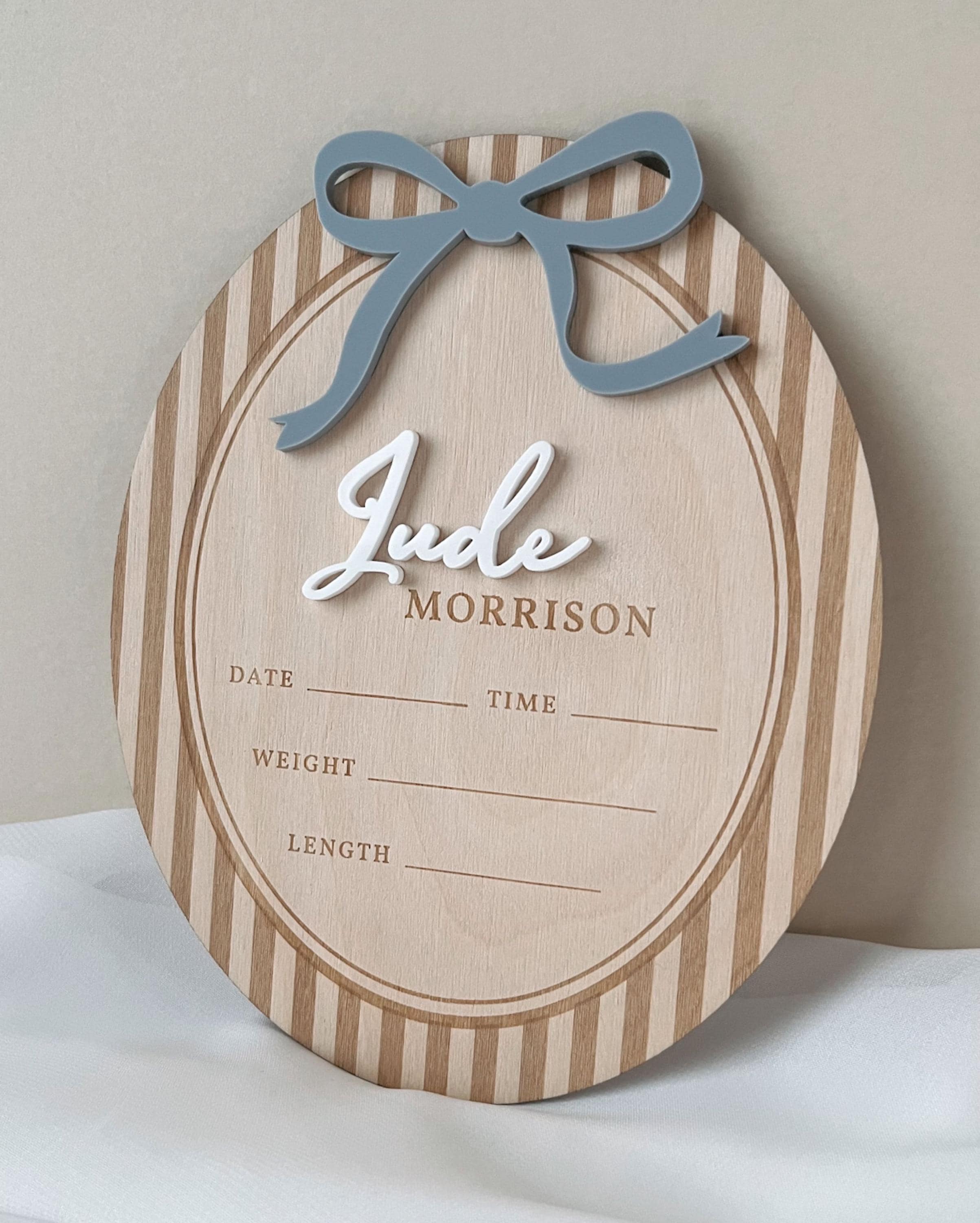 Newborn Name Sign for Hospital New Baby Sign Newborn Photo Prop Birth ...