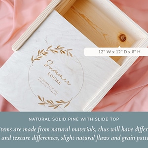 Baptism Keepsake Box Memory Gift Box Dedication Catholic Child Keepsake ...