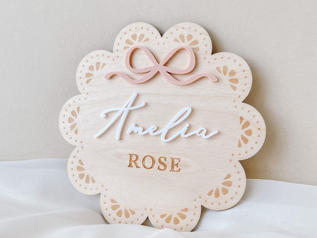 Birth Announcement Sign Monthly Baby Marker Girl Milestone Card Baby ...