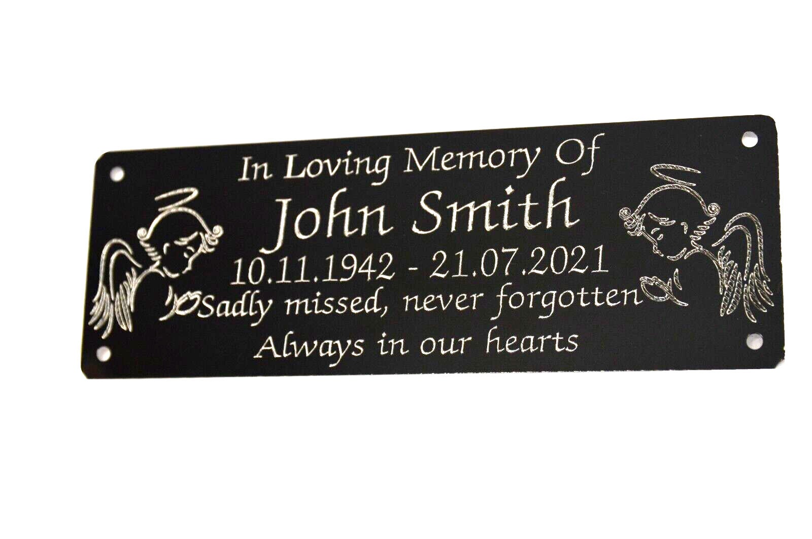 MEMORIAL BENCH PLAQUE - Etsy