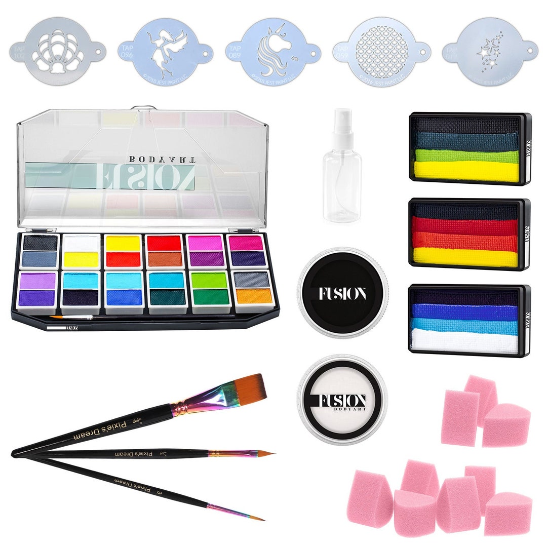 Professional Face Painting Kit - Etsy