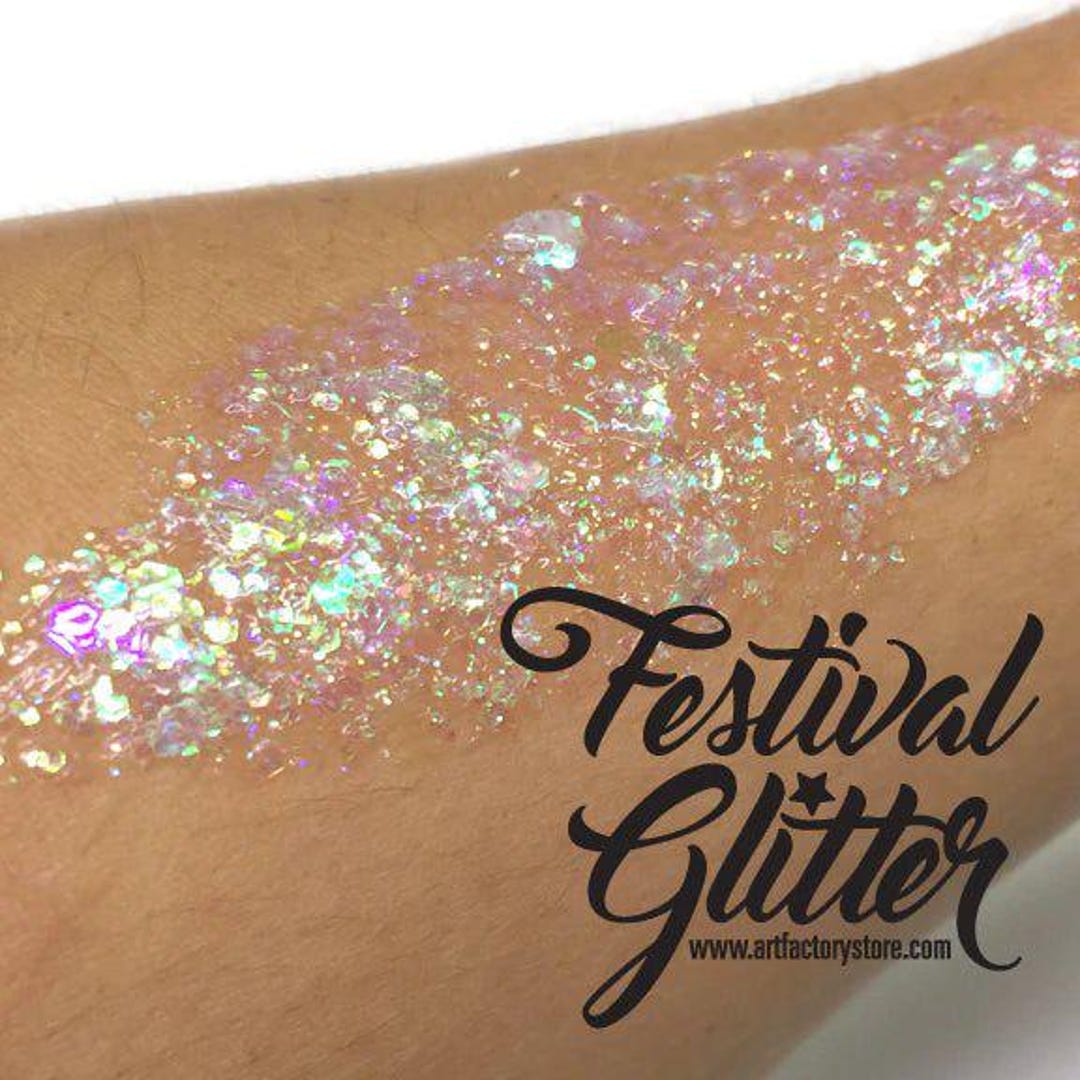 Festival Chunky Glitter Gel | Snowflake 35ml - Etsy