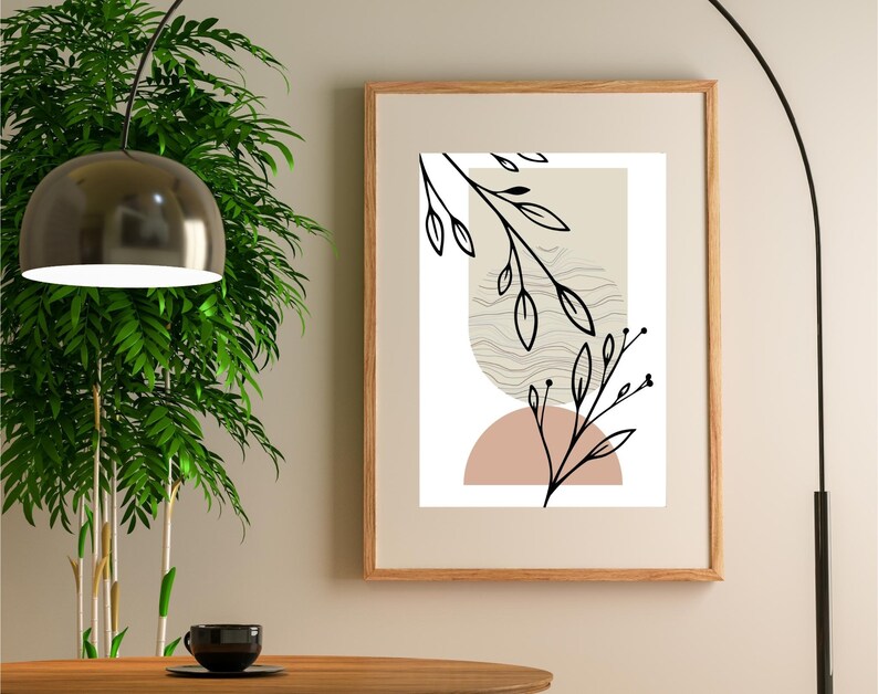 Boho Botanical Print Set of 3 Gallery Wall Bundle Boho Wall - Etsy