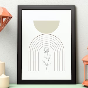 Abstract Art Set of 3, Modern Art Poster Bundle, Mid Century Modern ...