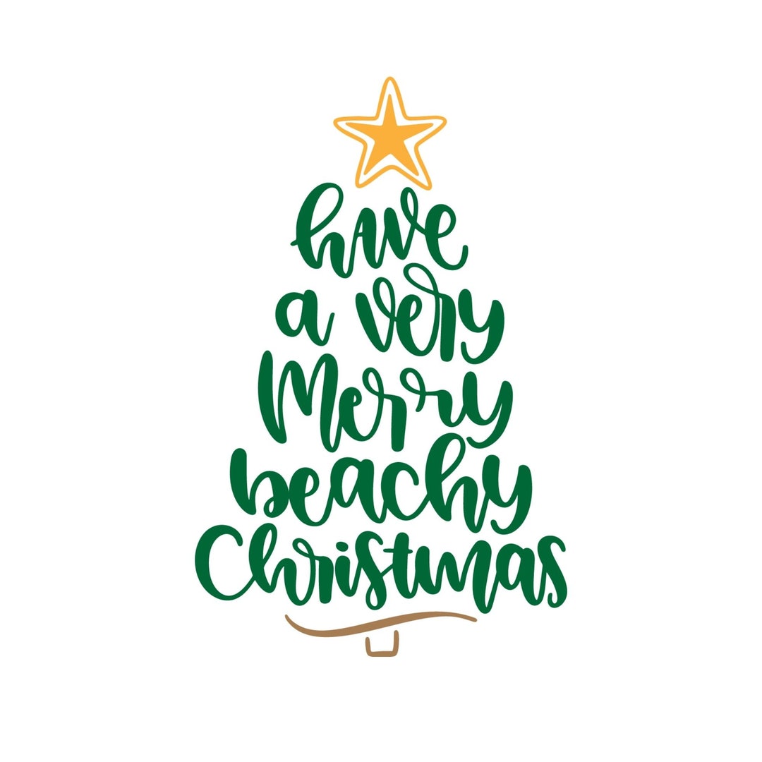 Have a Very Merry Colorful Christmas Trees PNG Christmas Tree - Etsy