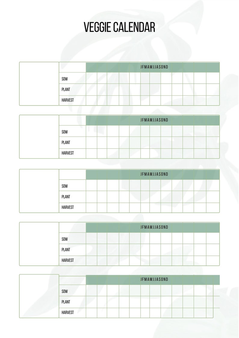 GARDEN PLANNER Digital Download - Etsy