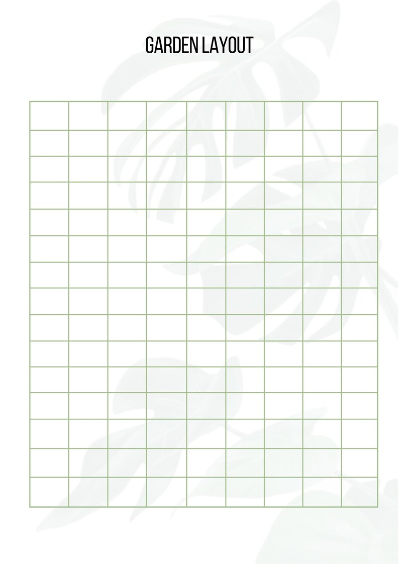 GARDEN PLANNER Digital Download - Etsy