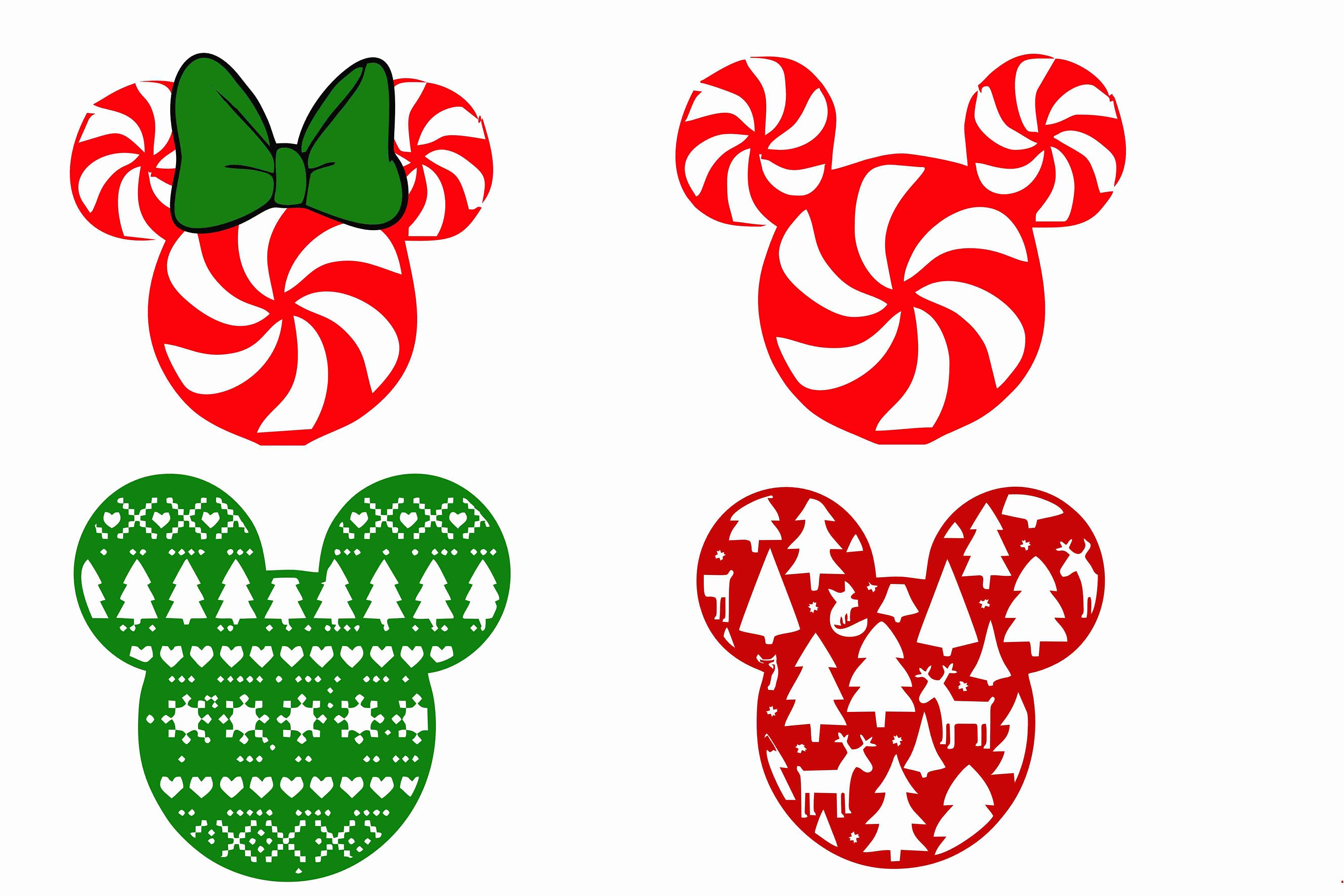 Mickey Mouse Peppermint Svg - Etsy