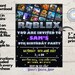 Editable Roblox Birthday Invitation Template, Printable Birthday Party ...