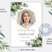 Green Leaves Funeral Program Template, Celebration of Life, Greenery ...