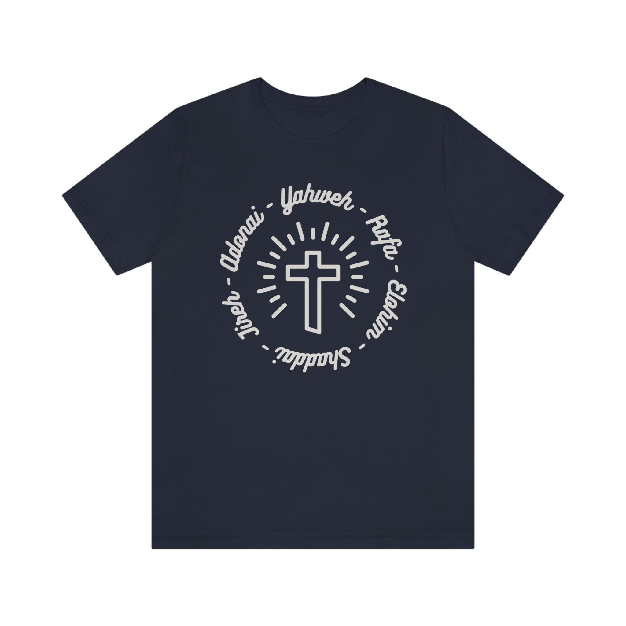 Yahweh Rafa Elohim Shaddai Jireh Adonai camiseta de manga - Etsy España