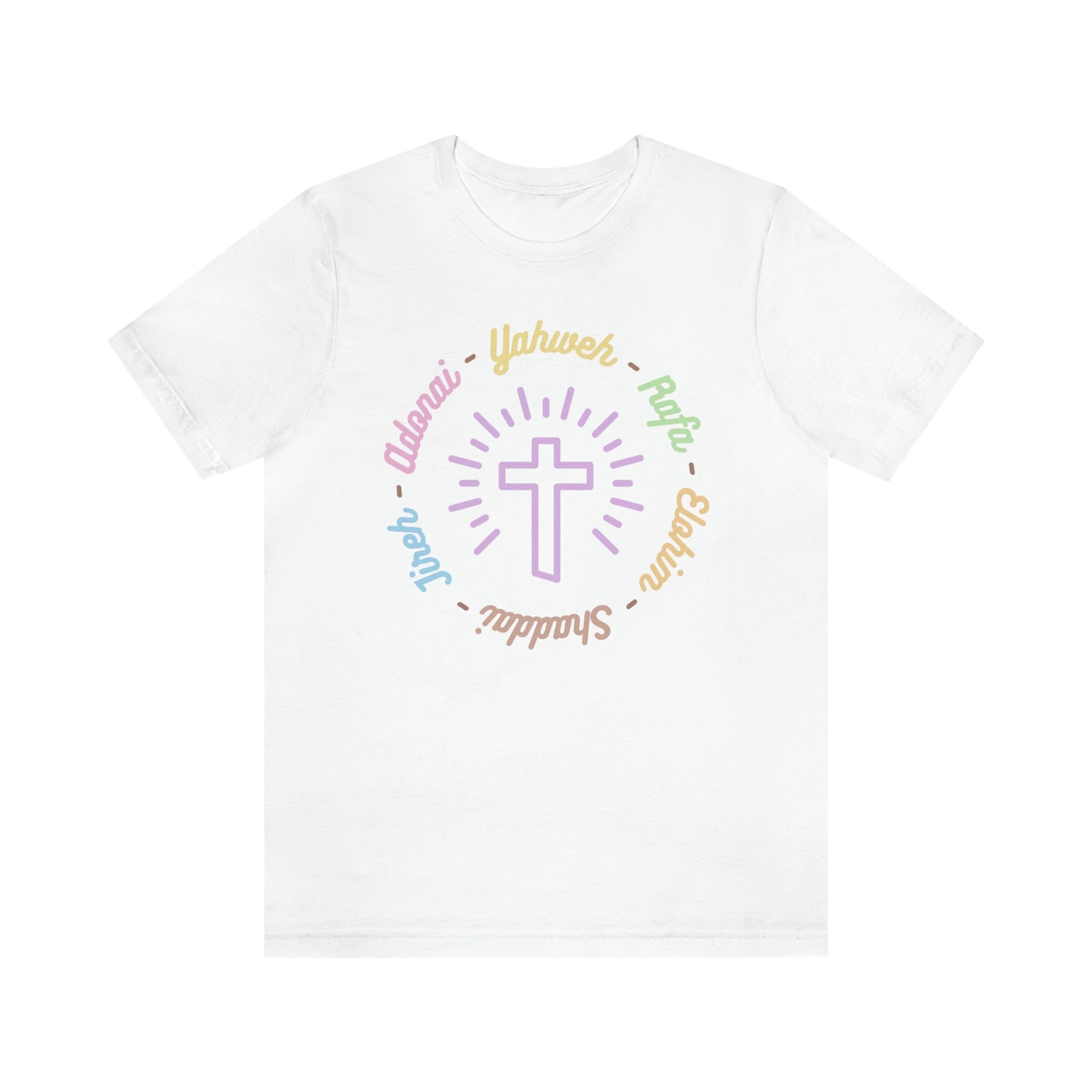 Yahweh Rafa Elohim Shaddai Jireh Adonai camiseta de manga - Etsy España