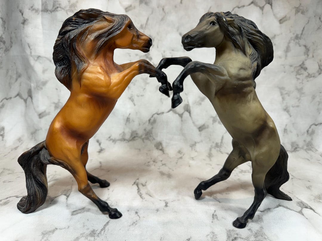 Breyer Mesteno Challenger Set, With Sombra, Vintage Breyer Set 4811 - Etsy