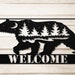 Owls Wilderness Front Door Welcome Sign, Nature Theme Welcome Sign ...