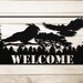 Owls Wilderness Front Door Welcome Sign, Nature Theme Welcome Sign ...