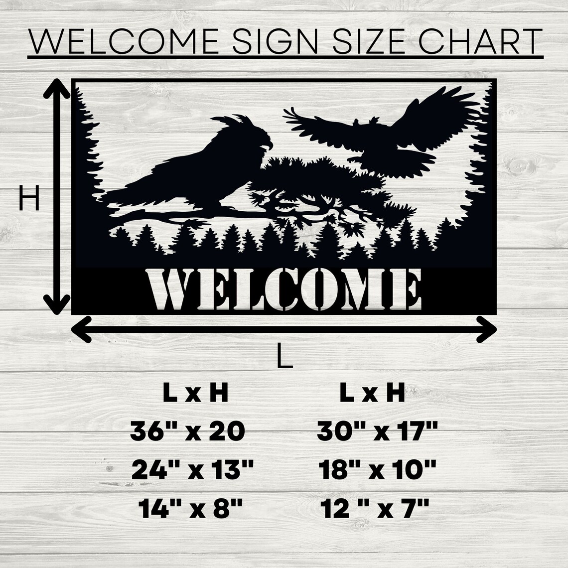 Owls Wilderness Front Door Welcome Sign, Nature Theme Welcome Sign ...