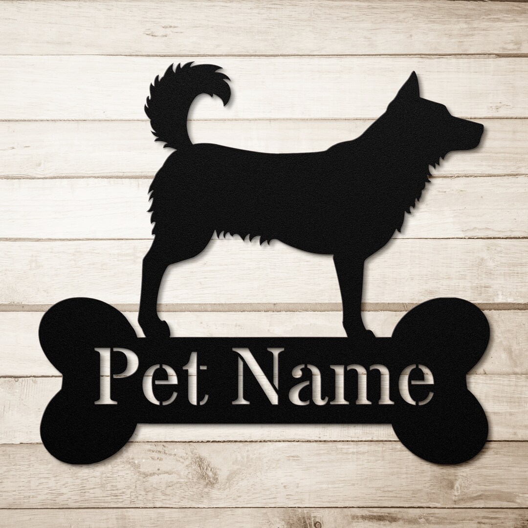 Custom Name Husky Metal Sign, Husky Metal Wall Art, Dog Sign, Dog ...