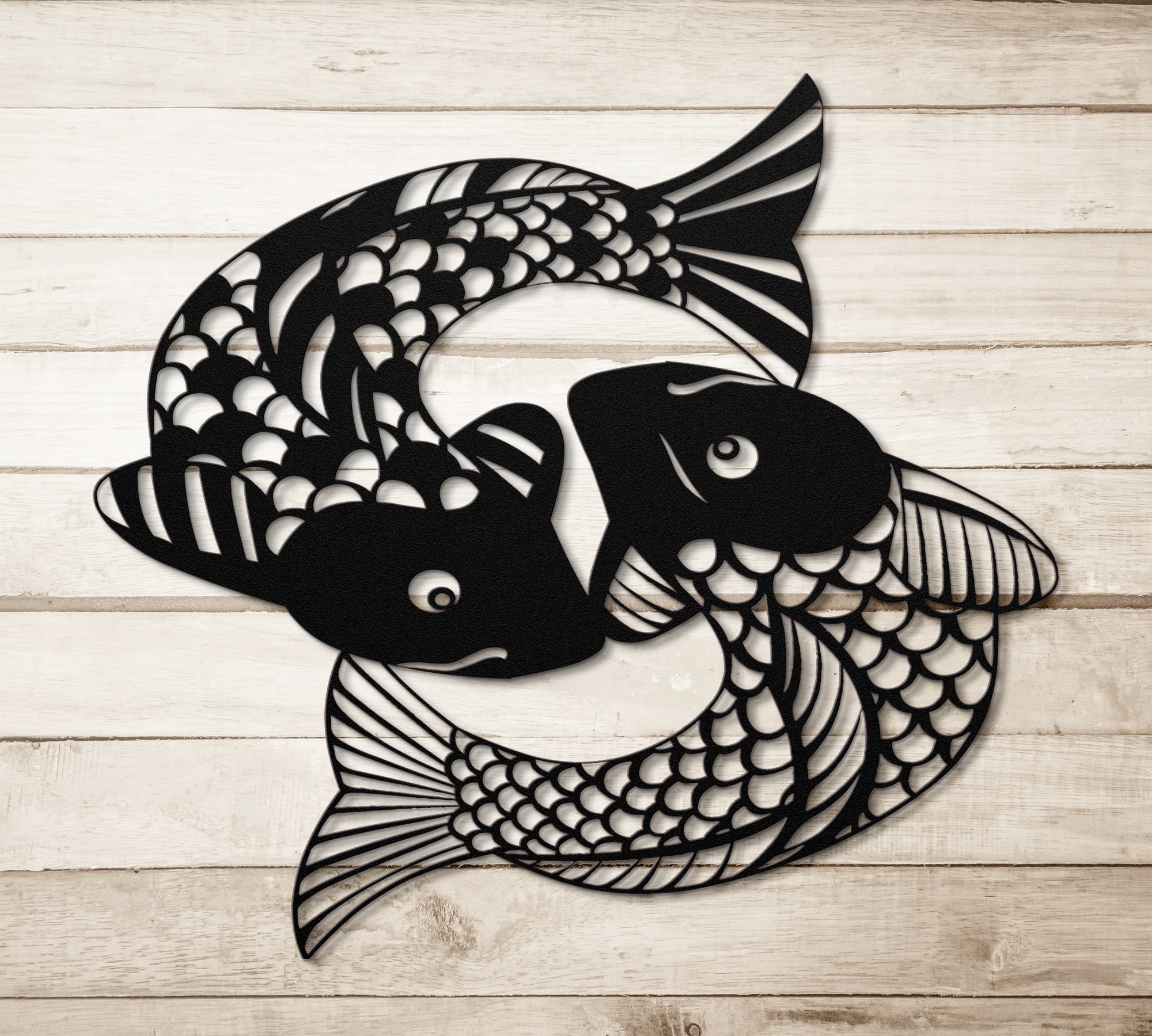 Yin Yang Symbol Fish