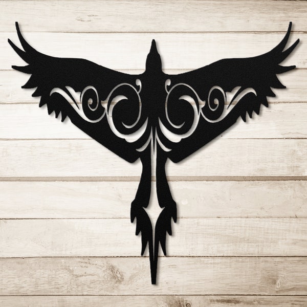 Metal Raven - Etsy