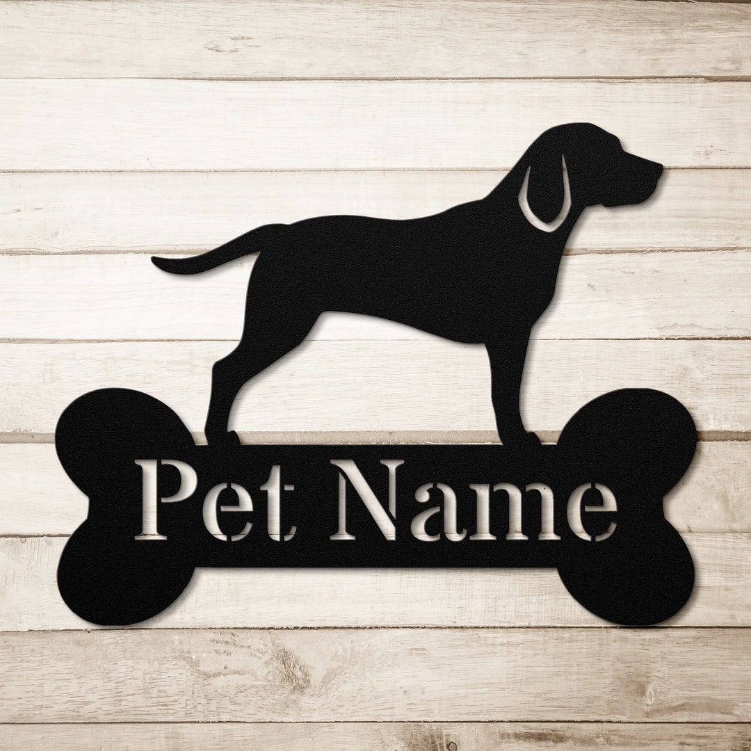 Custom Name Beagle Metal Sign, Beagle Metal Wall Art, Dog Sign, Dog ...