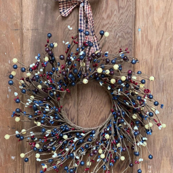 Red Berry Wreath - Etsy