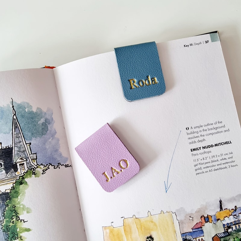 Magnetic Bookmark - Etsy