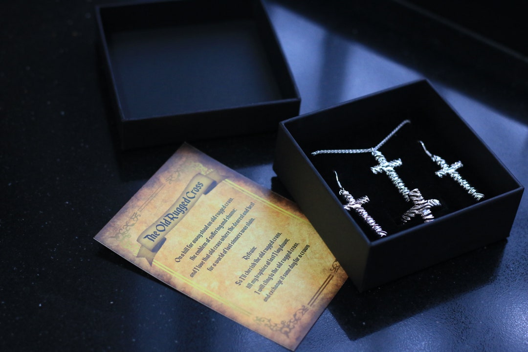 The Old Rugged Cross Jewellery Set the Cross Complete With a Chain ...