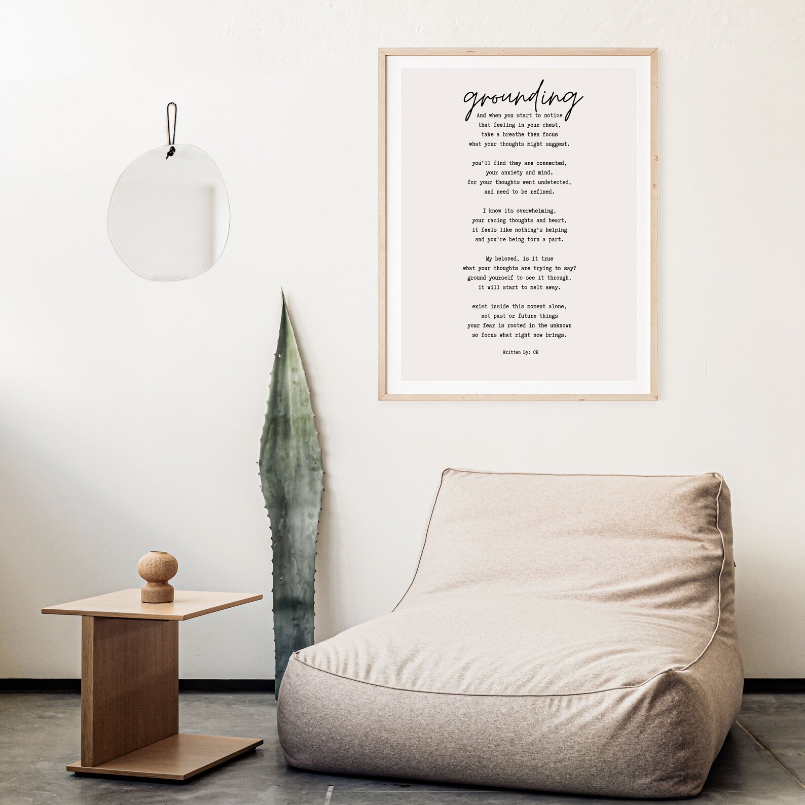 Anxiety Relief Poem Calming Grounding Technique Anxiety - Etsy