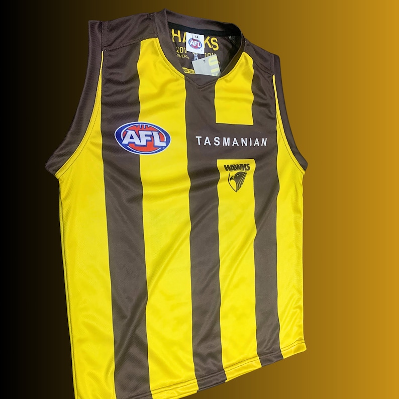 Hawthorn Hawks AFL Home Footy Guernsey 2024 Football Jersey Jumper ...