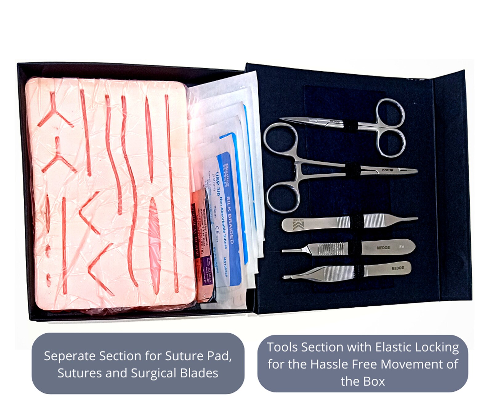 Complete Suture Practice Kit for Medical Students Veterinary Surgical ...