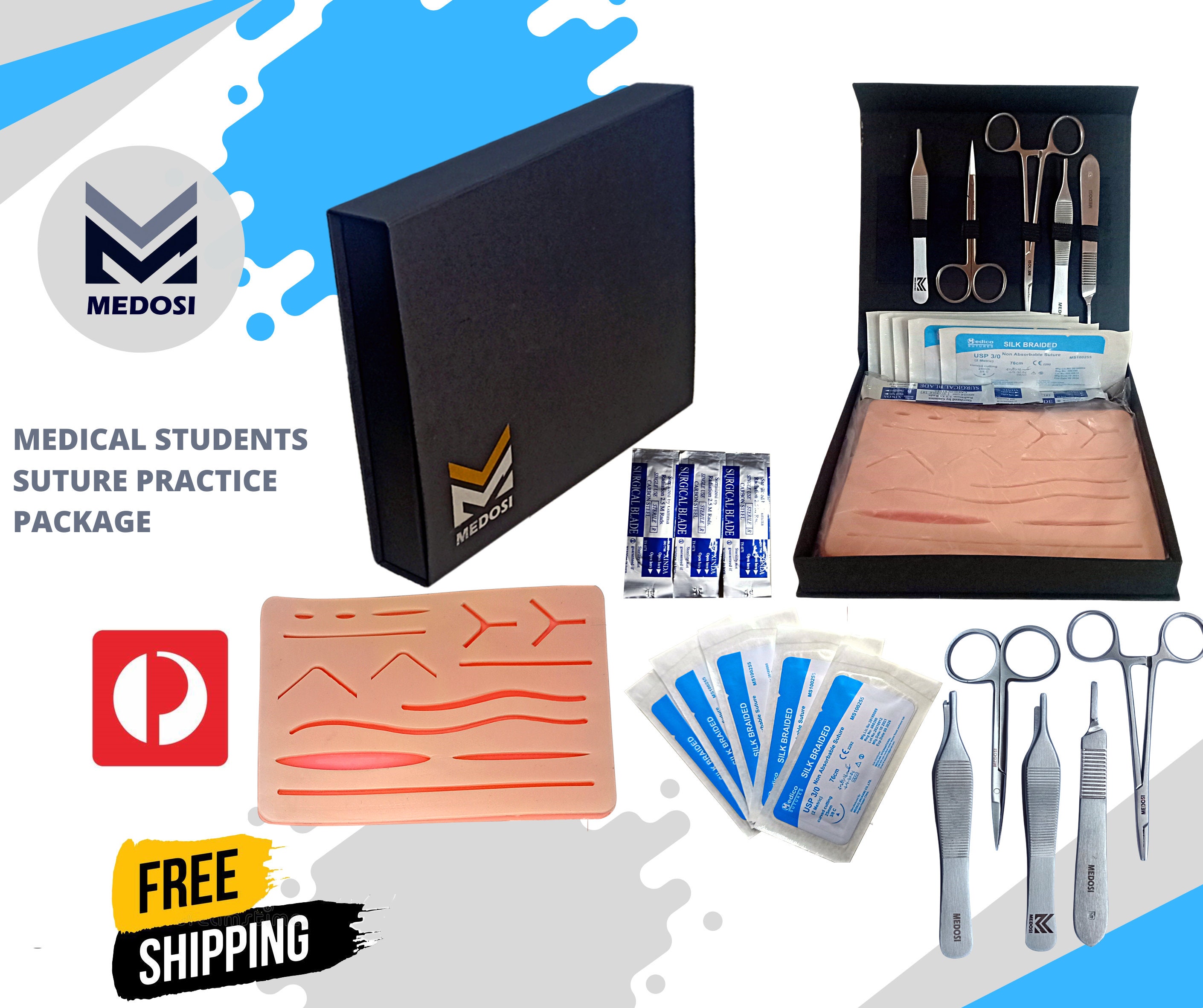 Complete Suture Practice Kit for Medical Students Veterinary - Etsy Australia