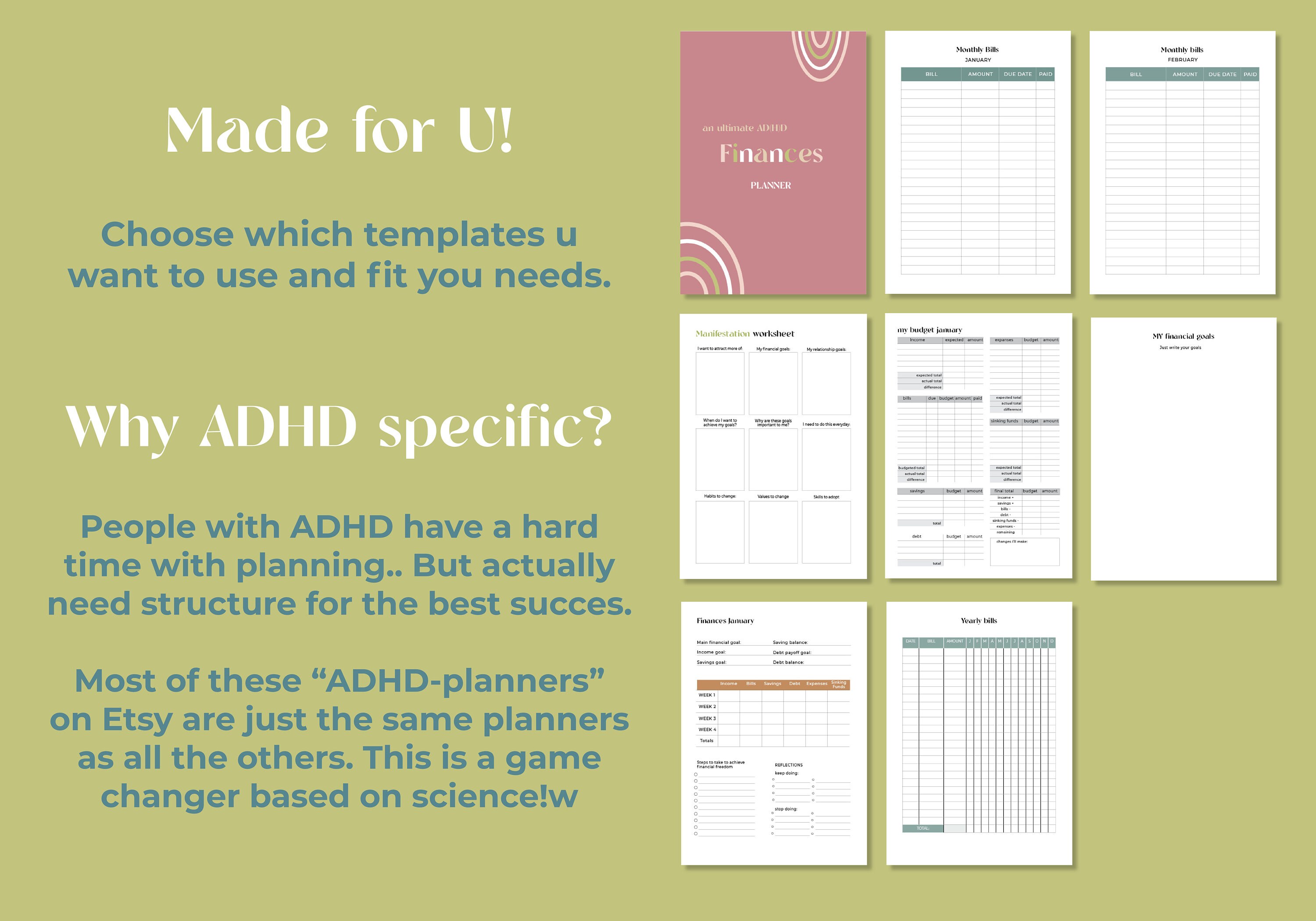 The Ultimate ADHD Life Planner - Etsy