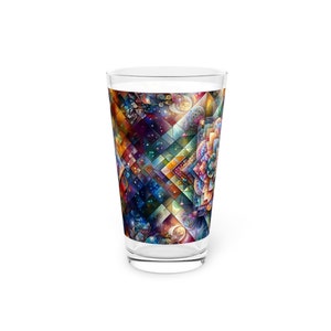 Colorful Pint Glass, 16oz - Etsy