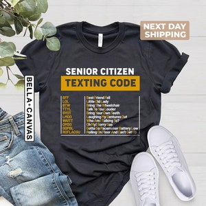 Sarcastic Senior Citizen Shirt, Funny Grandparents Shirt, Senior ...