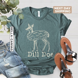 Dill Pickle Shirt, Dill Doe Tee, Funny Men's Shirts, Pickle Shirt, Mens ...