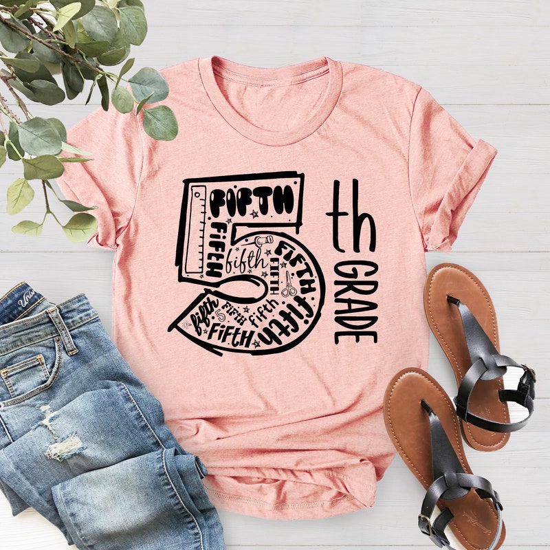 5th Grade Teacher Shirt - Etsy