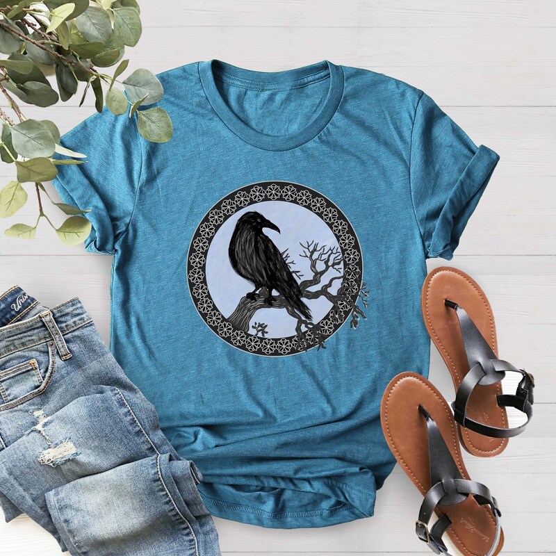 Crow Shirt - Etsy