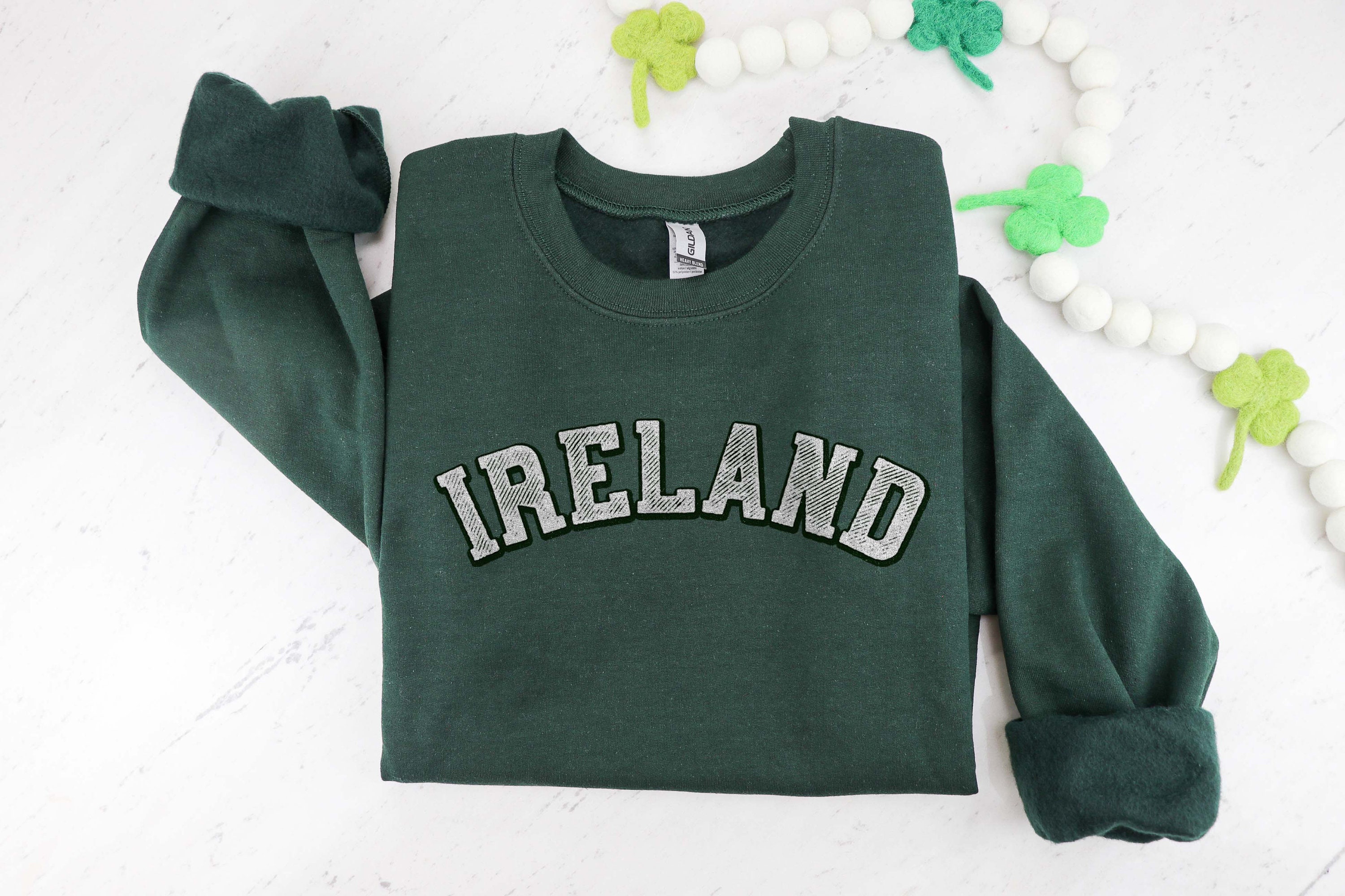 Ireland Sweatshirt, Ireland Grunge Style Sweater, Ireland Gift, Ireland ...