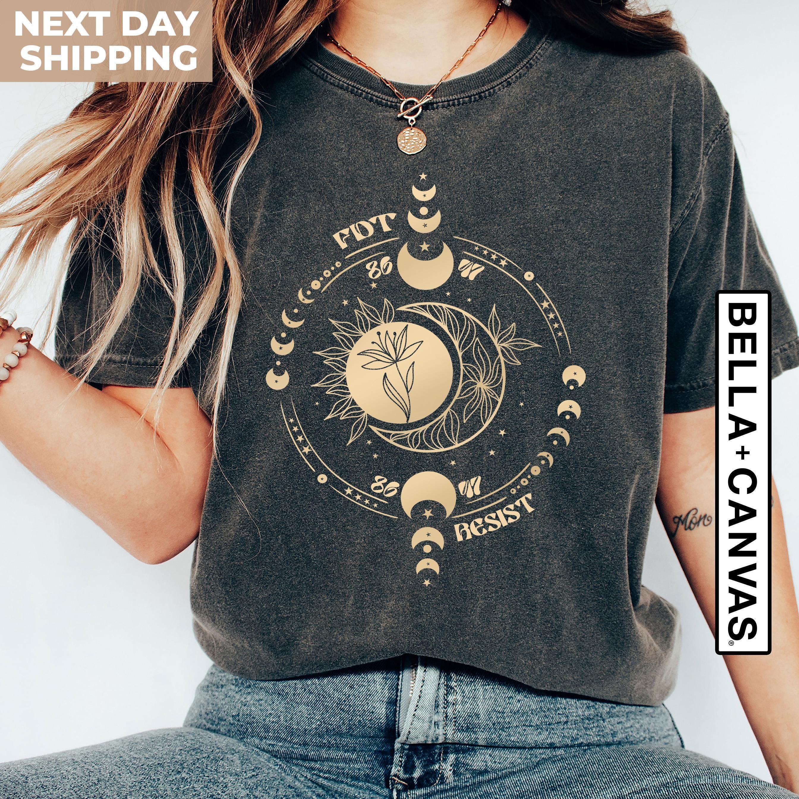 Subtle Anti Fascist FDT Celestial Moon Political Tee, 8647 Anti Trump ...