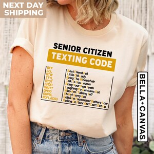 Sarcastic Senior Citizen Shirt, Funny Grandparents Shirt, Senior ...