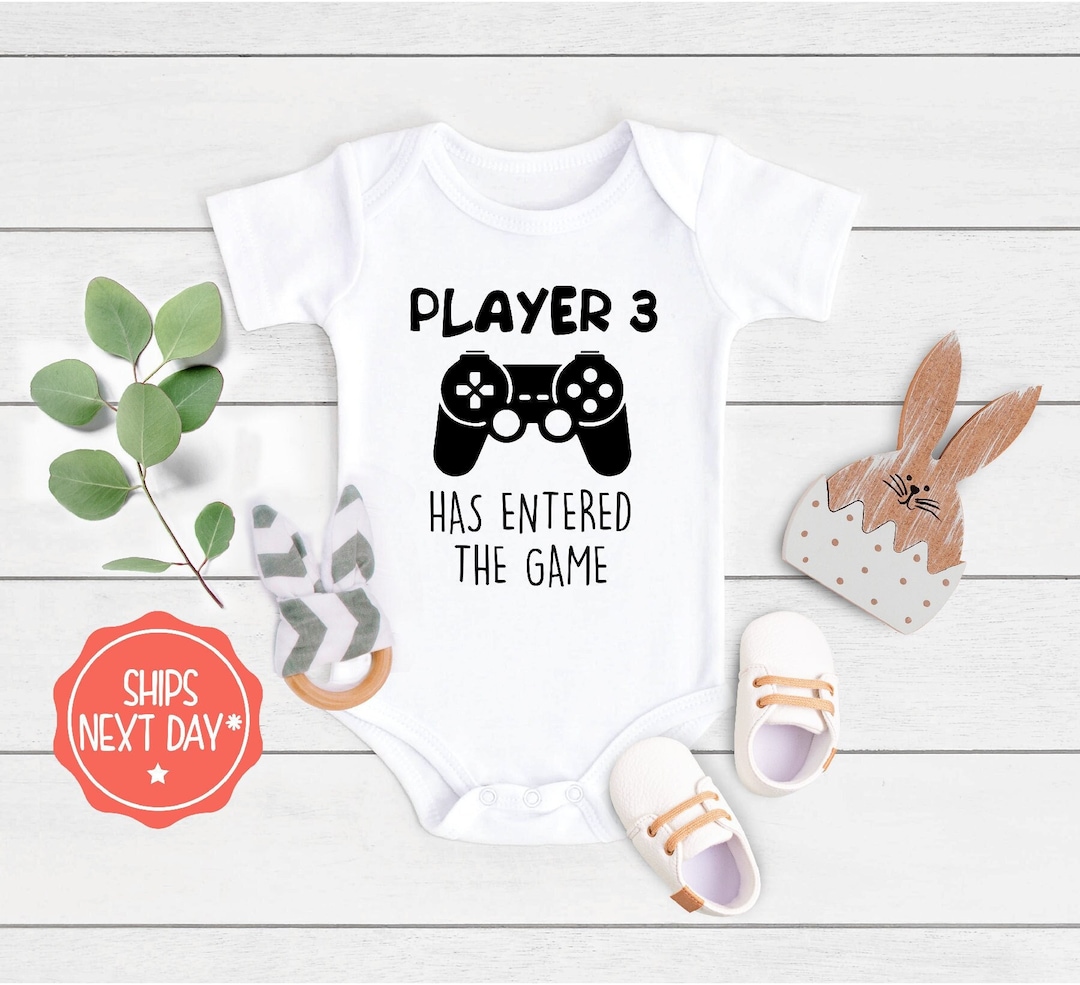 Player 3 Has Entered the Game Onesie®, Baby Shower Gift, Funny Baby ...