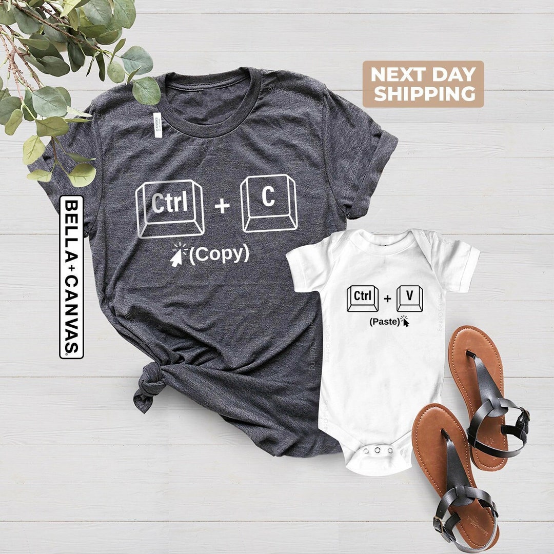 Copy Paste Matching Shirt, Father and Baby Matching Shirts, Like Father ...