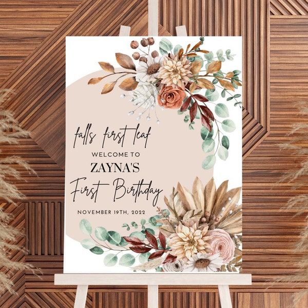 Fall First Birthday - Etsy