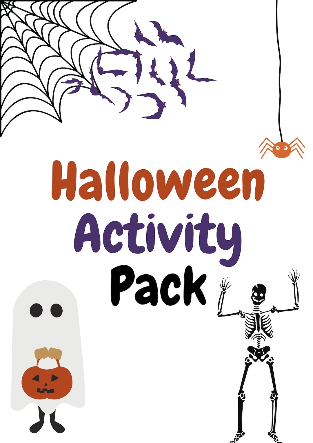 Halloween Printable Activity Pack - Etsy Canada