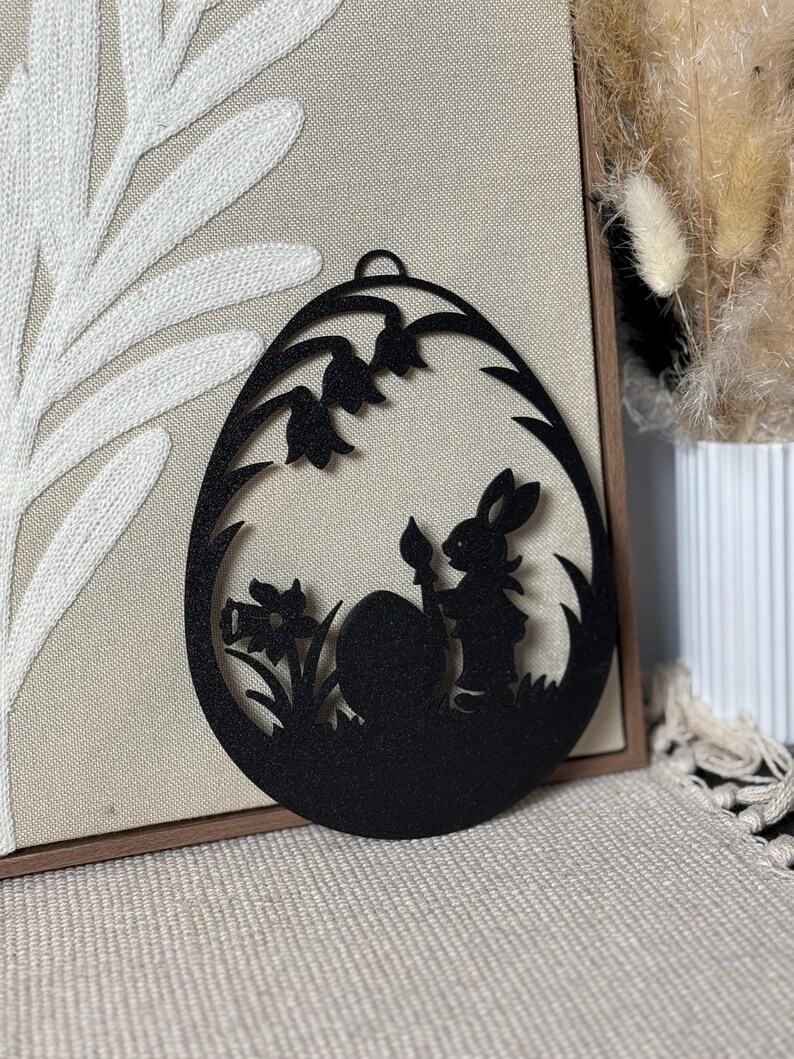 Oster Fensterbild Hase | Frühlingsdeko Fenster Anhänger | Osterei Deko ...