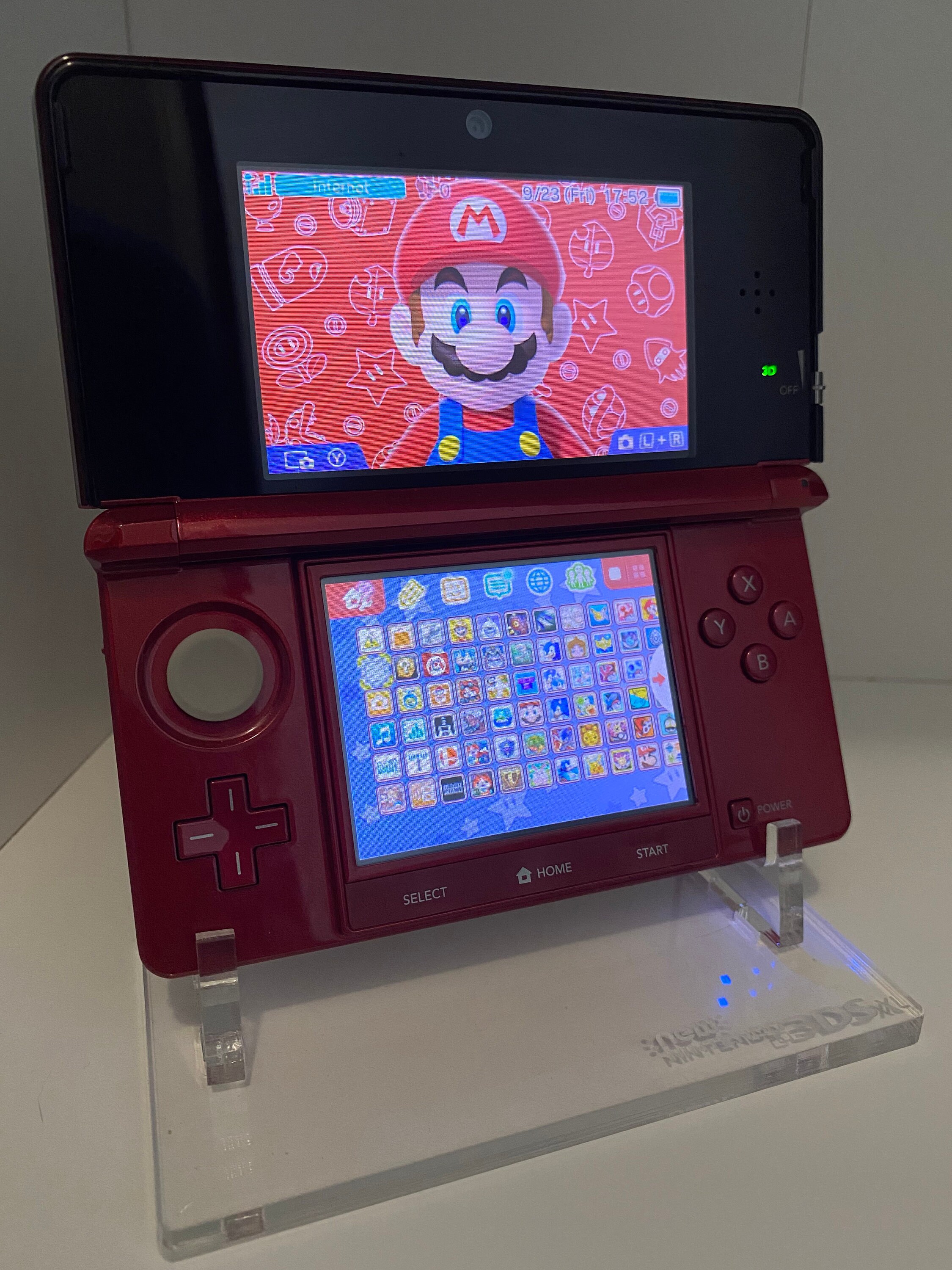 3ds Xl Flame Red