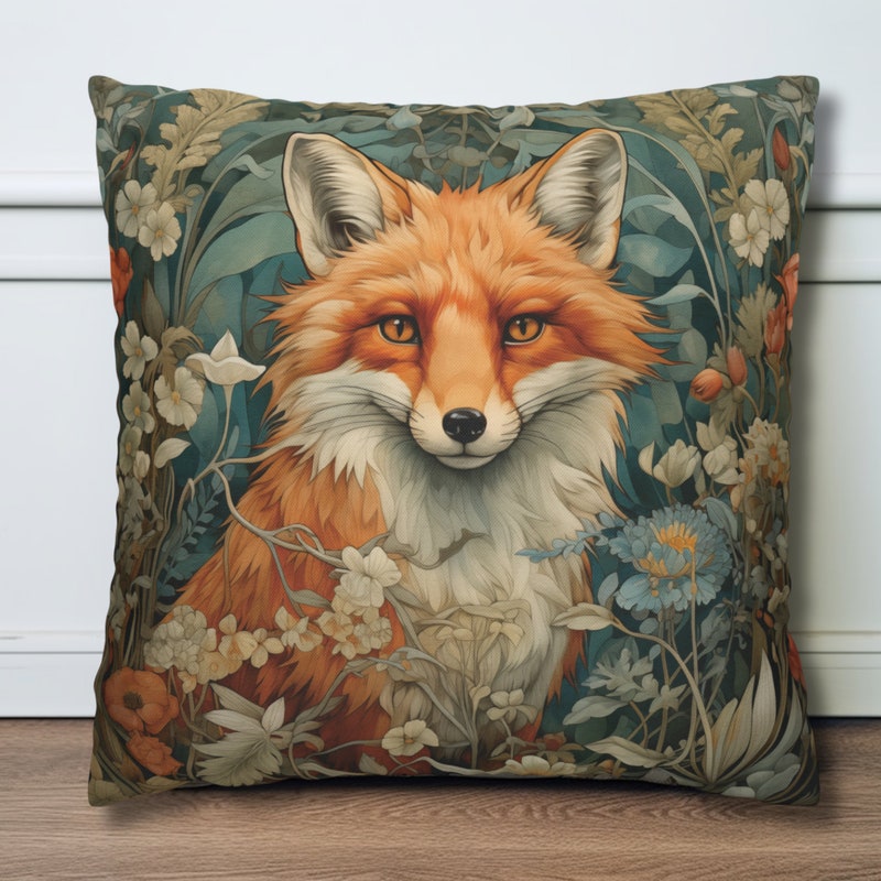 Fox Cushion - Etsy