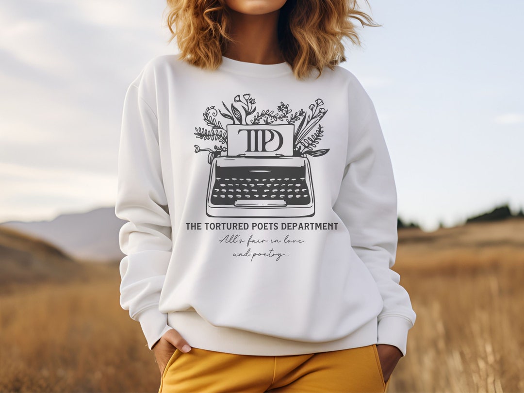 Taylor Inspired TTPD Sweater the Tortured Poets Department Oversized ...